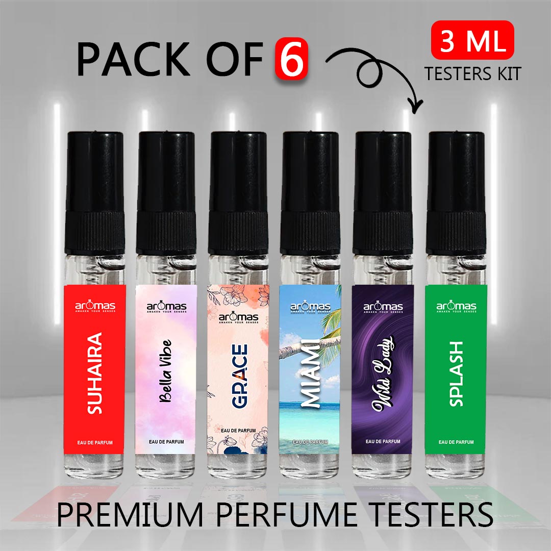 3 ML Premium Perfume Testers For Her – Aromas - Awaken Your Senses